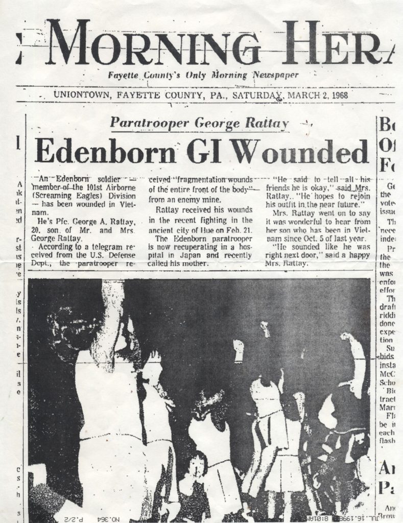 Vietnam veteran George Rattay recalls his service time - Herald-Standard